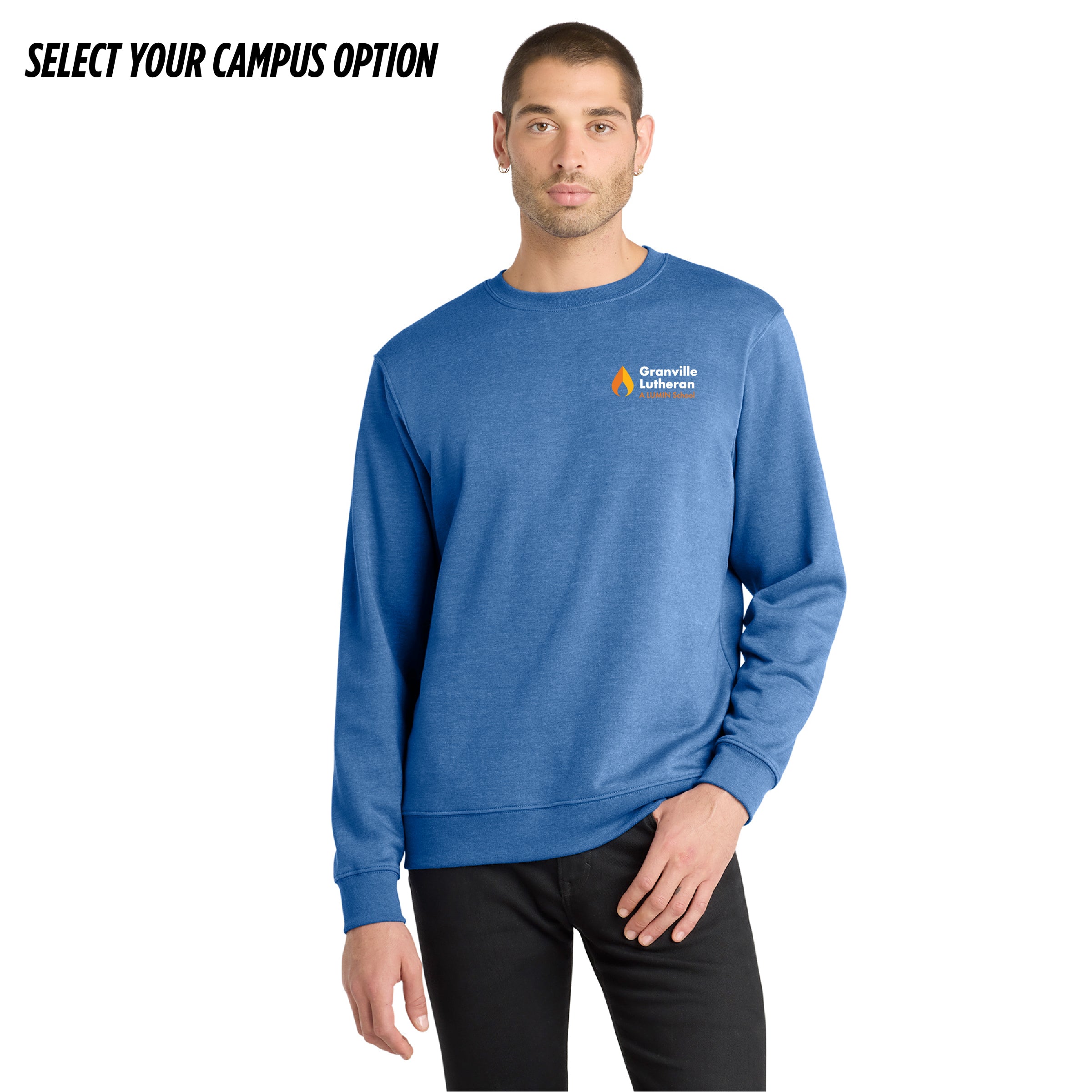 District® V.I.T.™ Fleece Crew - Campus Collection – LUMIN School Online ...